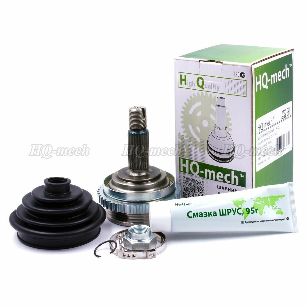 Шарнир наружный HQ11186-2215012 ШРУС с ABS для Granta, Kalina, Priora
