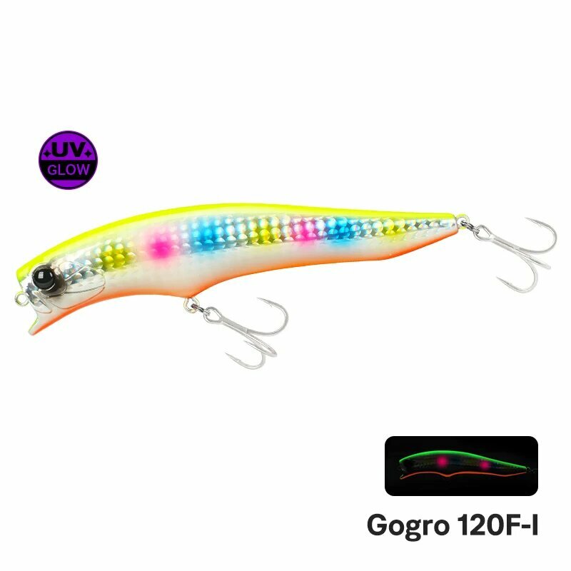 Приманка TSURINOYA GORGO 120F-I Белый