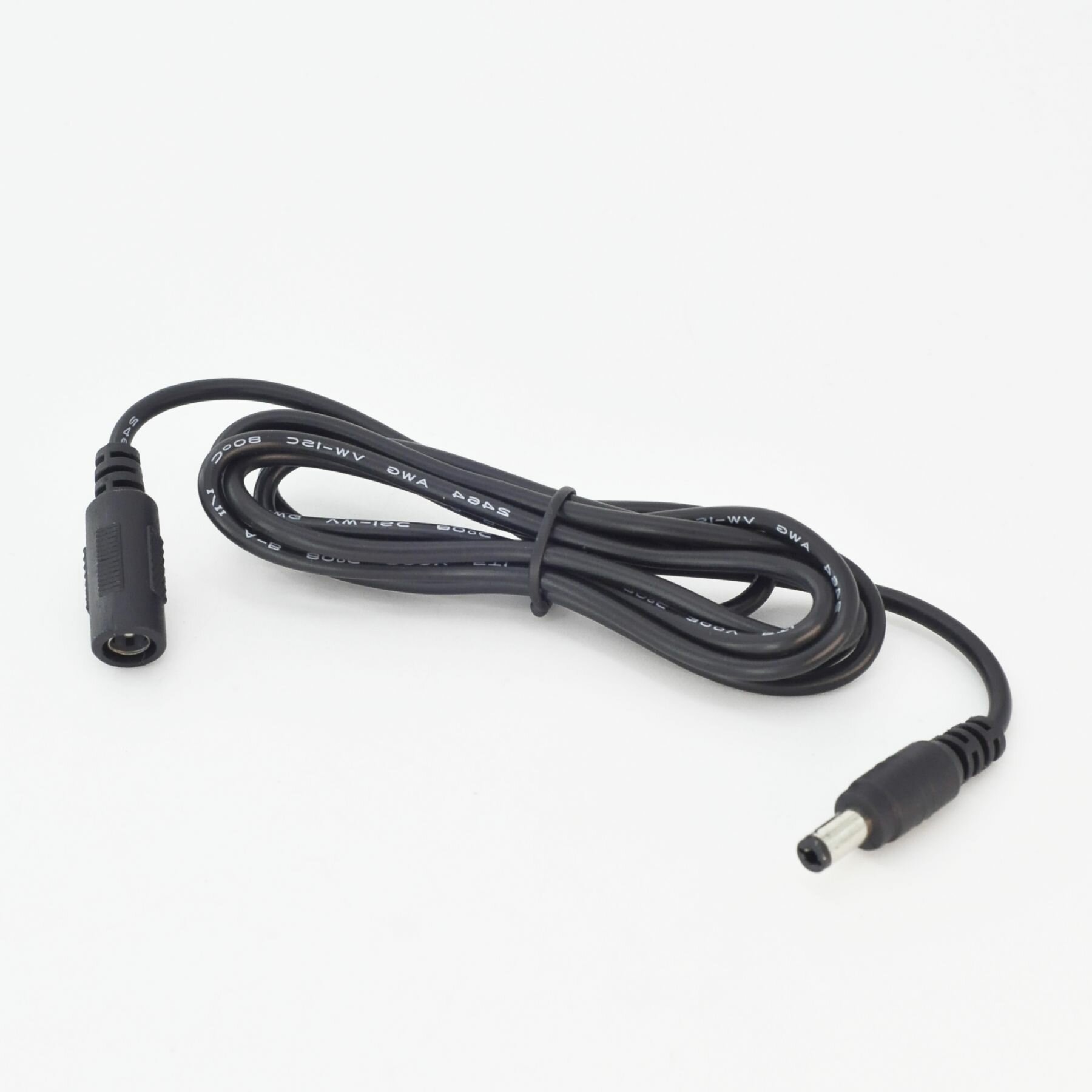 Кабель удлинитель DC 5.5х2.1 (гнездо-штекер) 1.5 м. для светодиодных лент и видеокамер