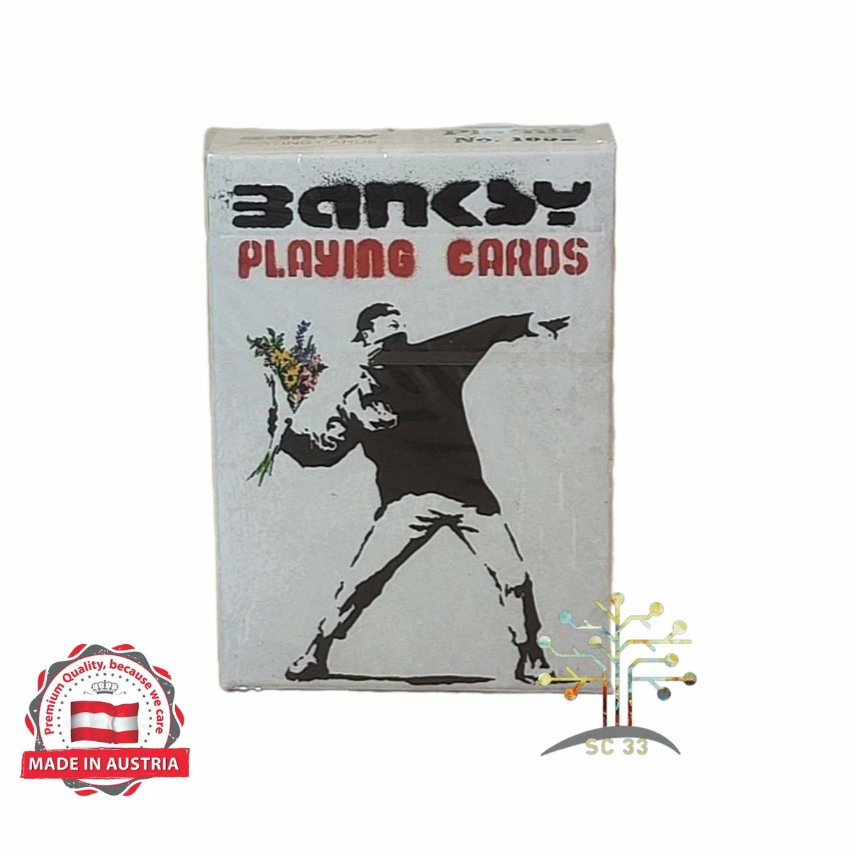 Карты игральные коллекционные Piatnik "Уличные графити - художник Banksy" 55 листов