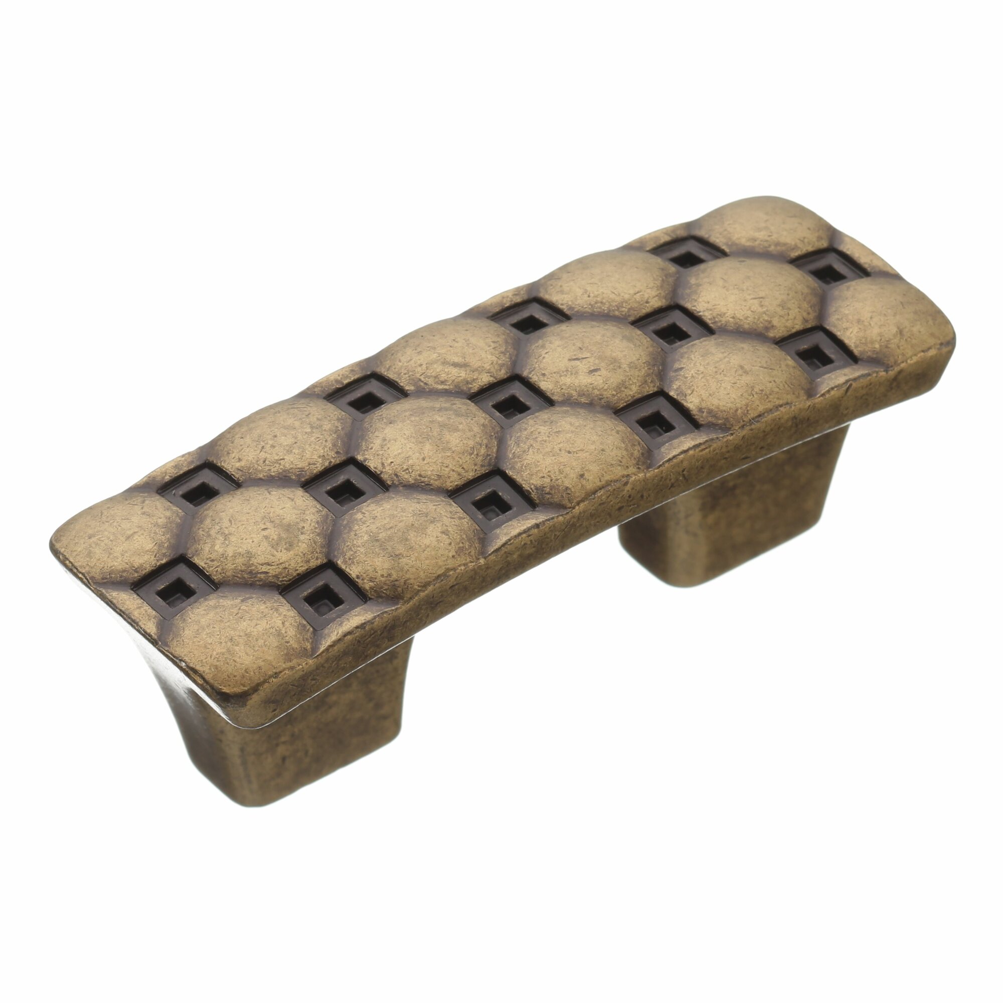 Ручка мебельная скоба GIUSTI LINEA DECOR WP0640.032.00D1 античная латунь