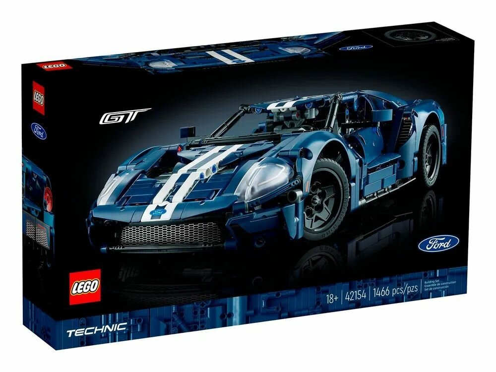 Конструктор LEGO Technic Автомобиль GT 2022, 1466 деталей, 18+, 42154