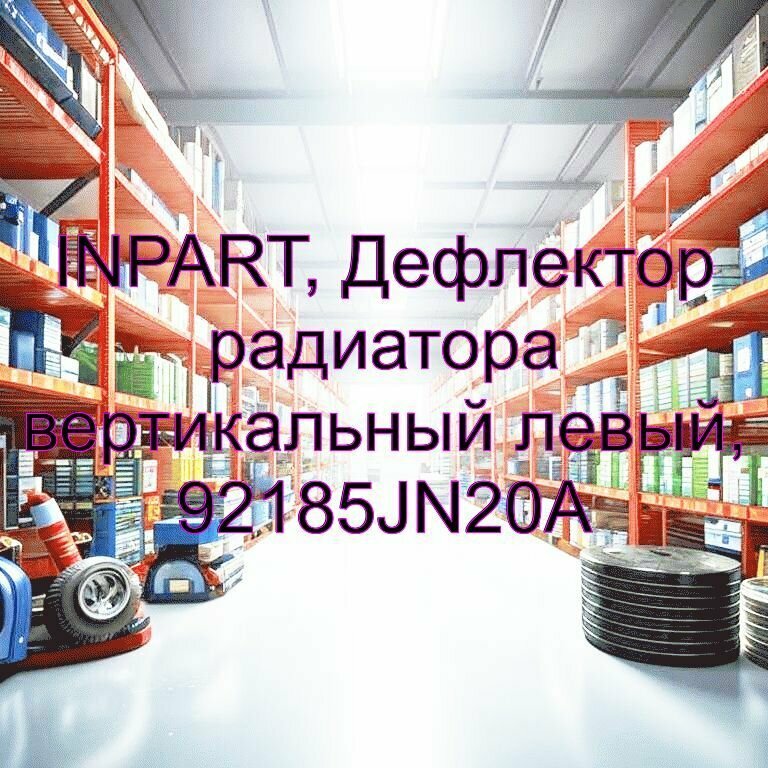 INPART, Дефлектор радиатора вертикальный левый, 92185JN20A