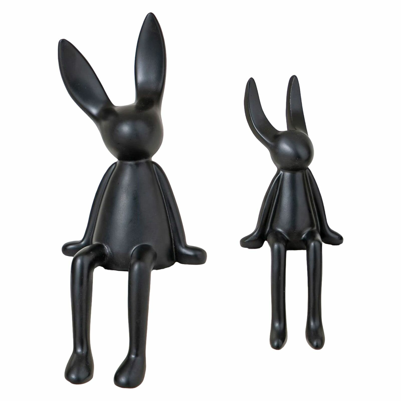 Статуя Сидящего Кролика Статуэтка Скульптура Орнамент 11cmx9cmx26cm,9cmx9cmx22cm