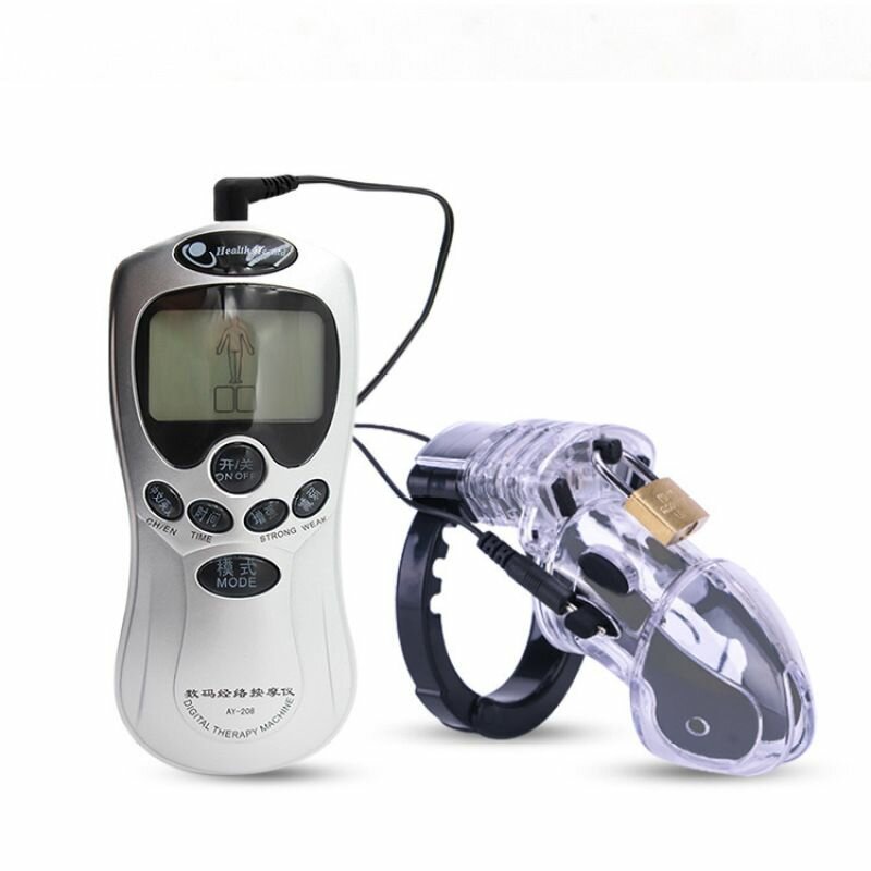 Товары для БДСМ для взрослых 18+/Мужской пояс верности/мотор