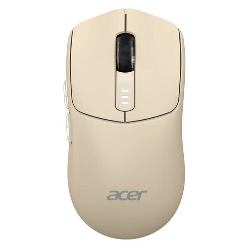 Мышь Acer OMR312, оптическая, беспроводная, USB, бежевый [zl. mcecc.037]