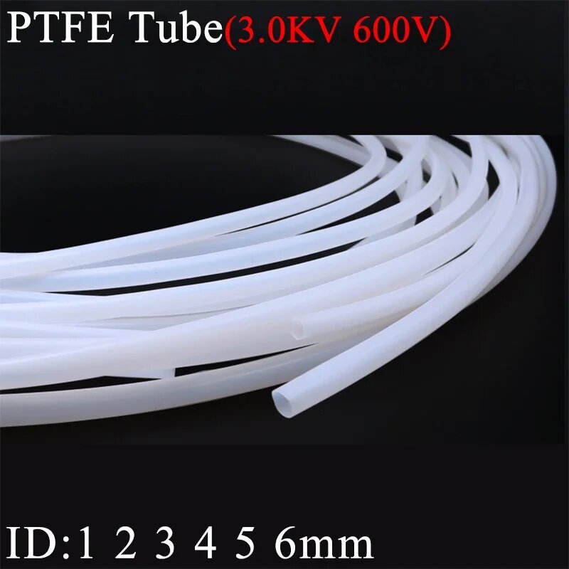 Трубка PTFE 1/5 м для 3D принтеров 5 Meters, ID 2mm x 3mm OD