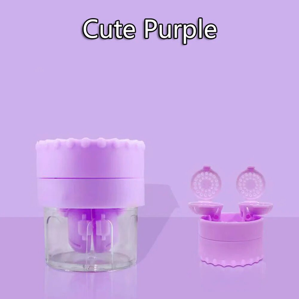 KSSEYE Пластиковый кейс для контактных линз Purple