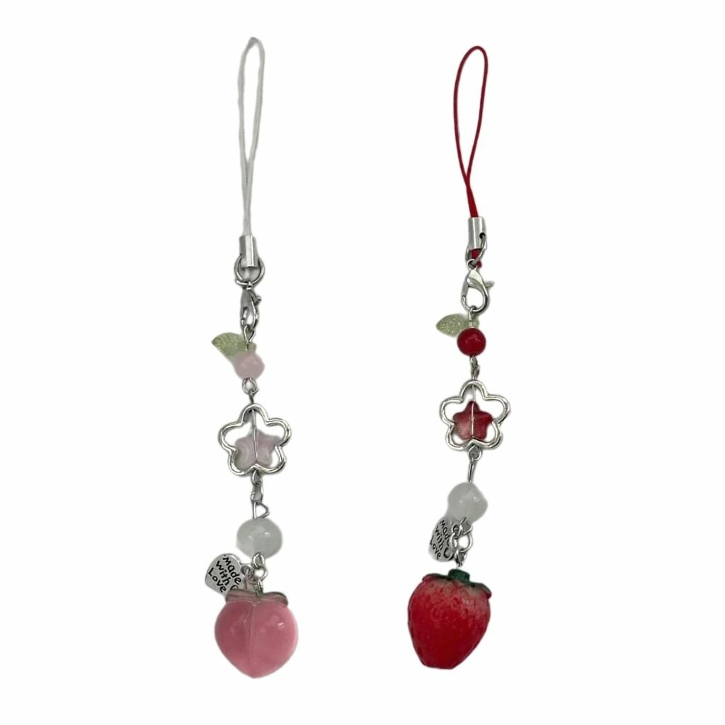 Набор из 2 частей, брелок-цепочка для мобильного телефона ручной работы бисера-набор подвесок