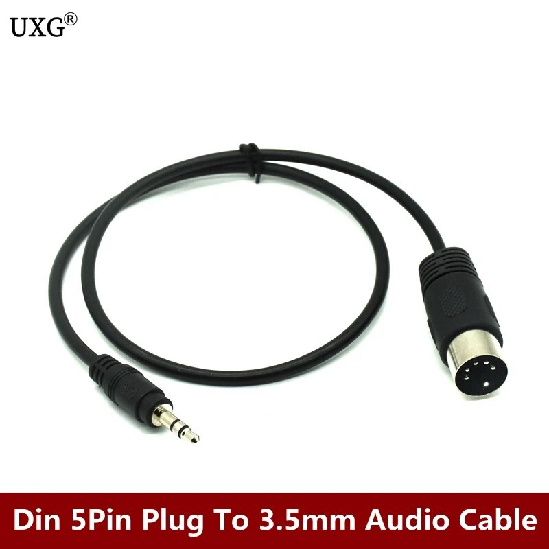 UXG Кабель-удлинитель MIDI DIN 5 Pin на 3,5 мм 0.5M