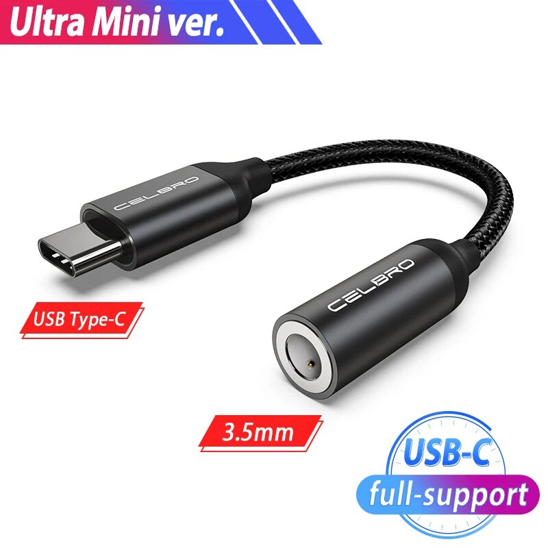Переходник USB Type-C на 3.5 мм Celbro Ultra Mini