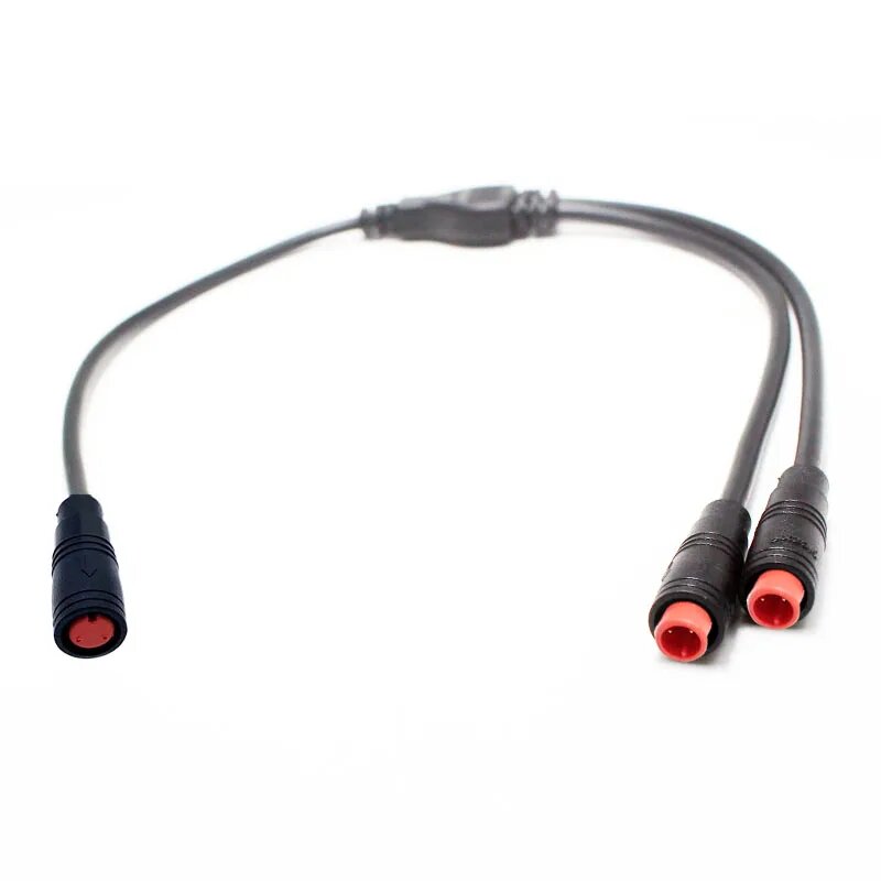 Разветвитель Y M8 1 шт, кабель для электровелосипеда, 2 контакта, 1 гнездо-2 штекера, для датчика сигнала тормоза скутера