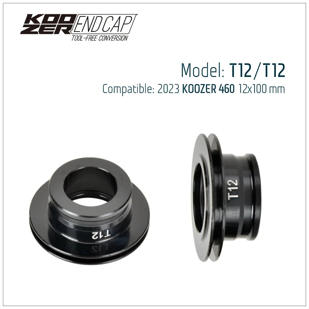 Koozer XM490 460 450 торцевые крышки для ступиц T12 1 pair