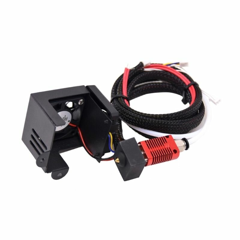 Для Ender-3/CR10 Hotend 12 В/24 В 40 Вт полностью собранный охлаждающий вентилятор экструдера с силиконовой крышкой для 3D-принтера