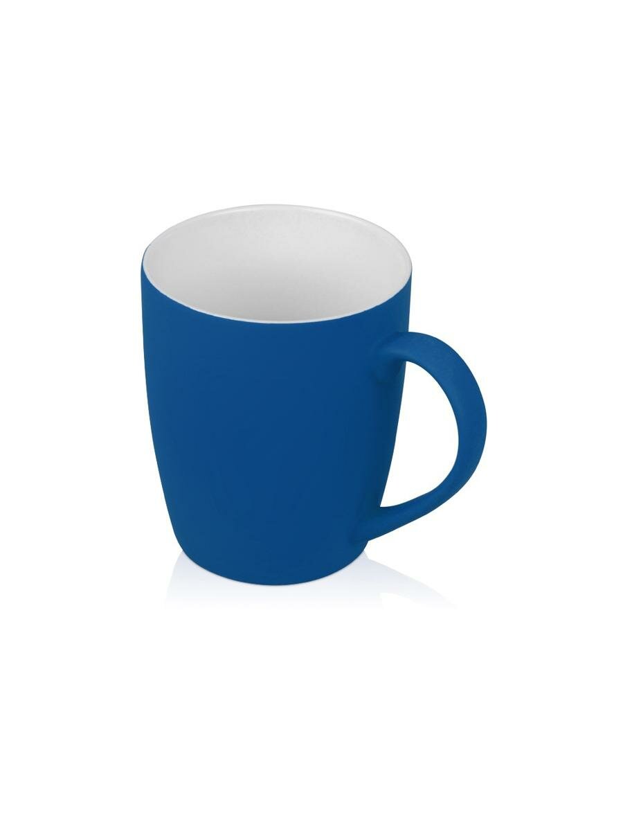 Кружка «C1» soft-touch, цвет синий классический