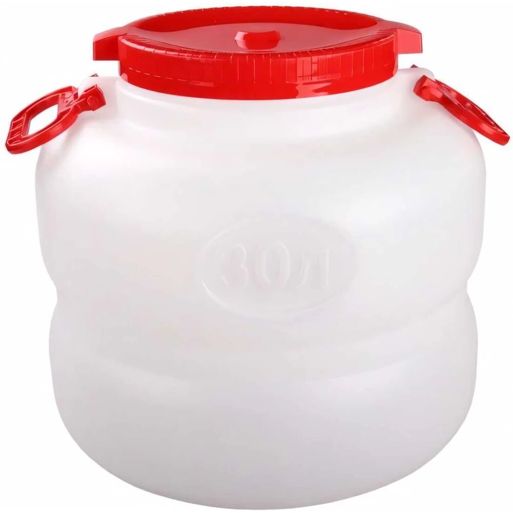 Канистра-бочка ЗПИ «Альтернатива» "Байкал" 30л с навесными ручками М6226, транспортировки и хранения