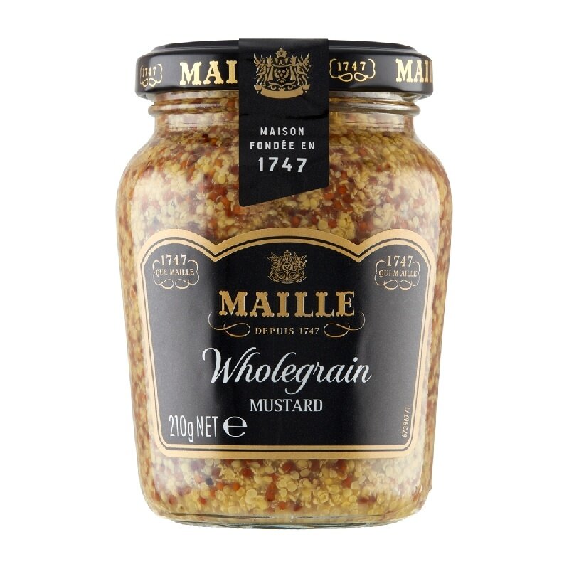 Горчица MAILLE "Дижонская" /стекло/ 210г