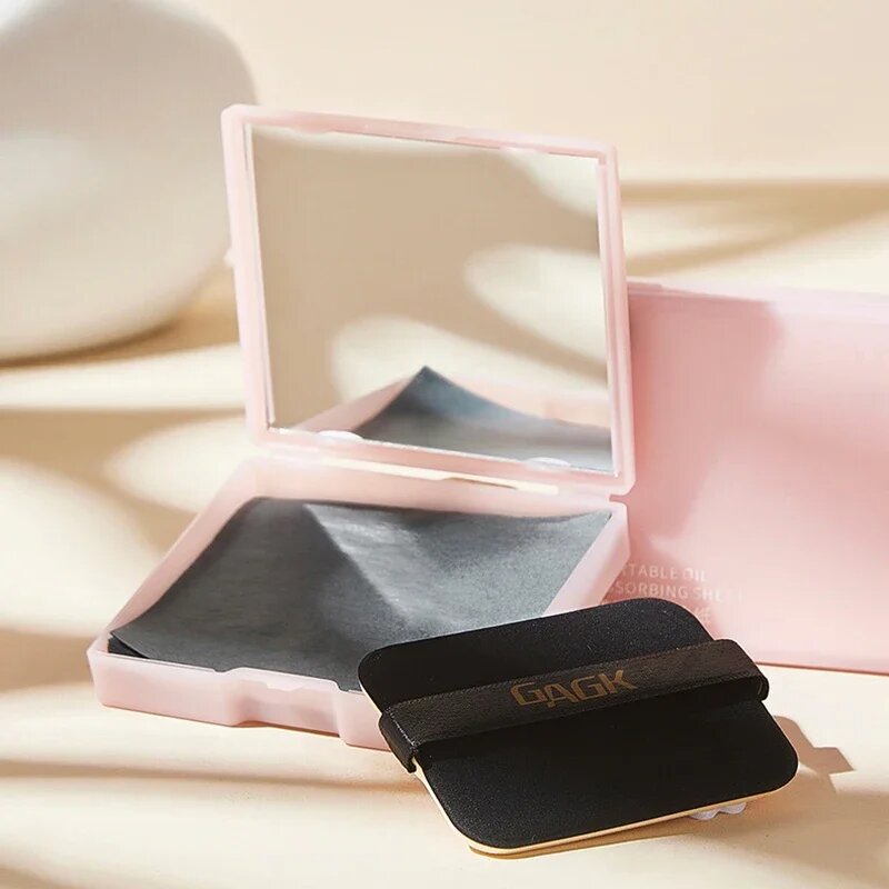 LAIKOU Матирующие салфетки из бамбука 100 шт PinkMirrorPuff 100pc