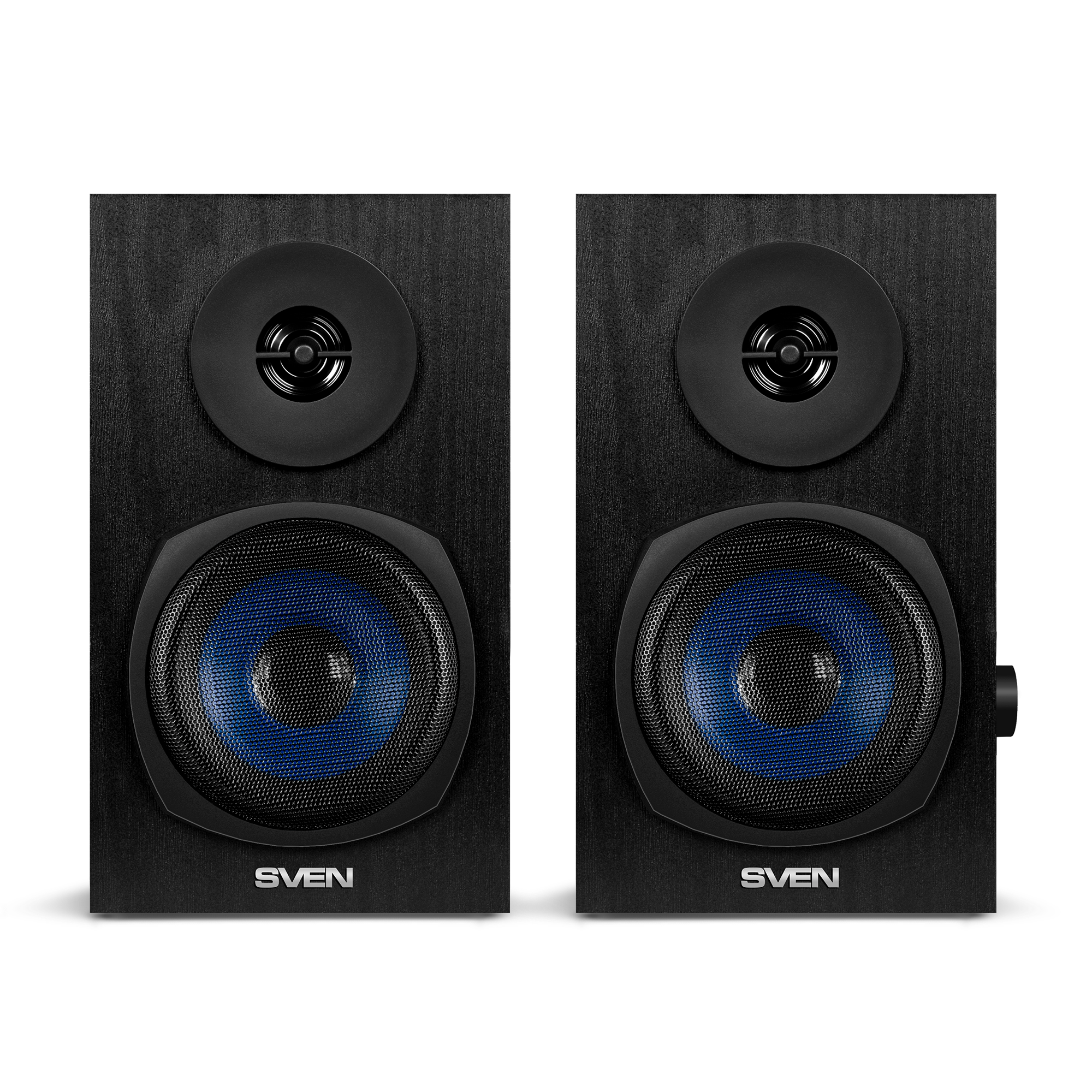 Колонки 2.0 SVEN SPS-576 / 8W / Питание - USB / Bluetooth / Чёрный / Корпус - дерево (MDF) (SV-021269)