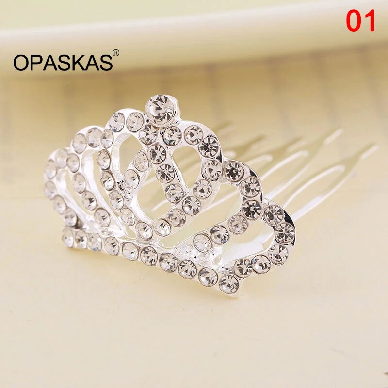 Серебряная мини-тиара OPASKAS