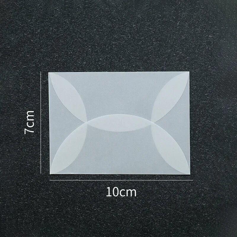 Полупрозрачные конверты KAZUO 50 шт 50pcs 10x7cm