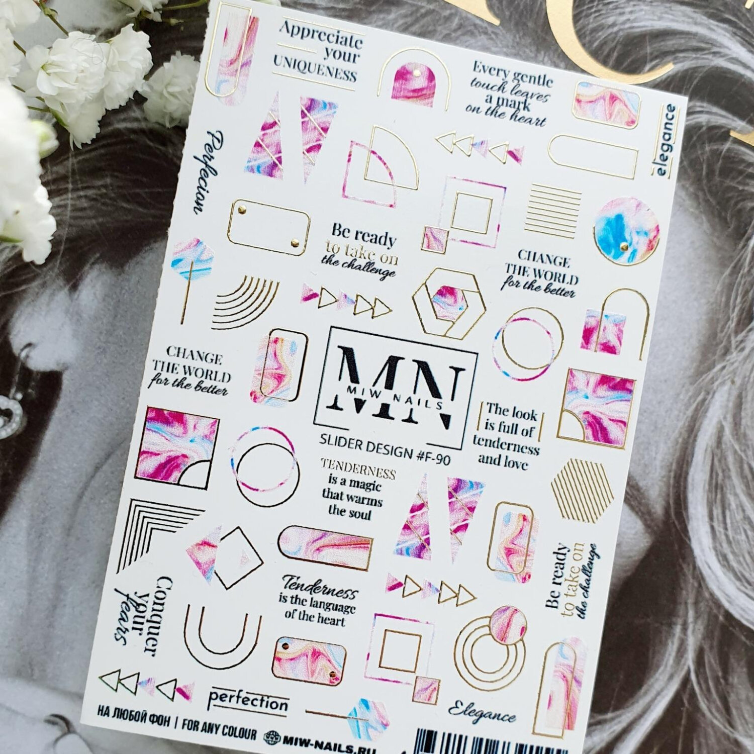 Слайдер-дизайн Miw Nails F-90