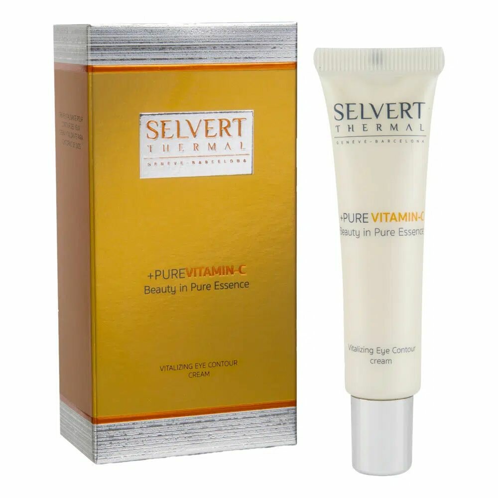SELVERT THERMAL Витаминный крем для области вокруг глаз Pure Vitamin C Vitalizing Eye Contour Cream 15 мл
