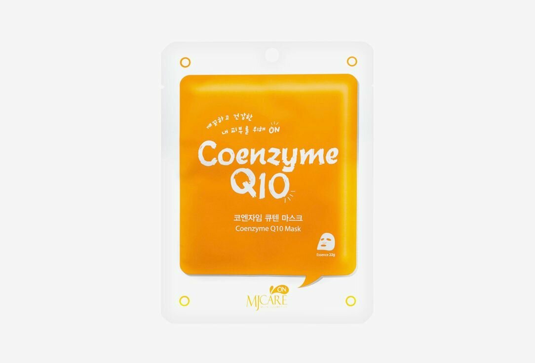 Маска тканевая для лица MIJIN CARE On Facial sheet mask with coenzyme Q10 22 г