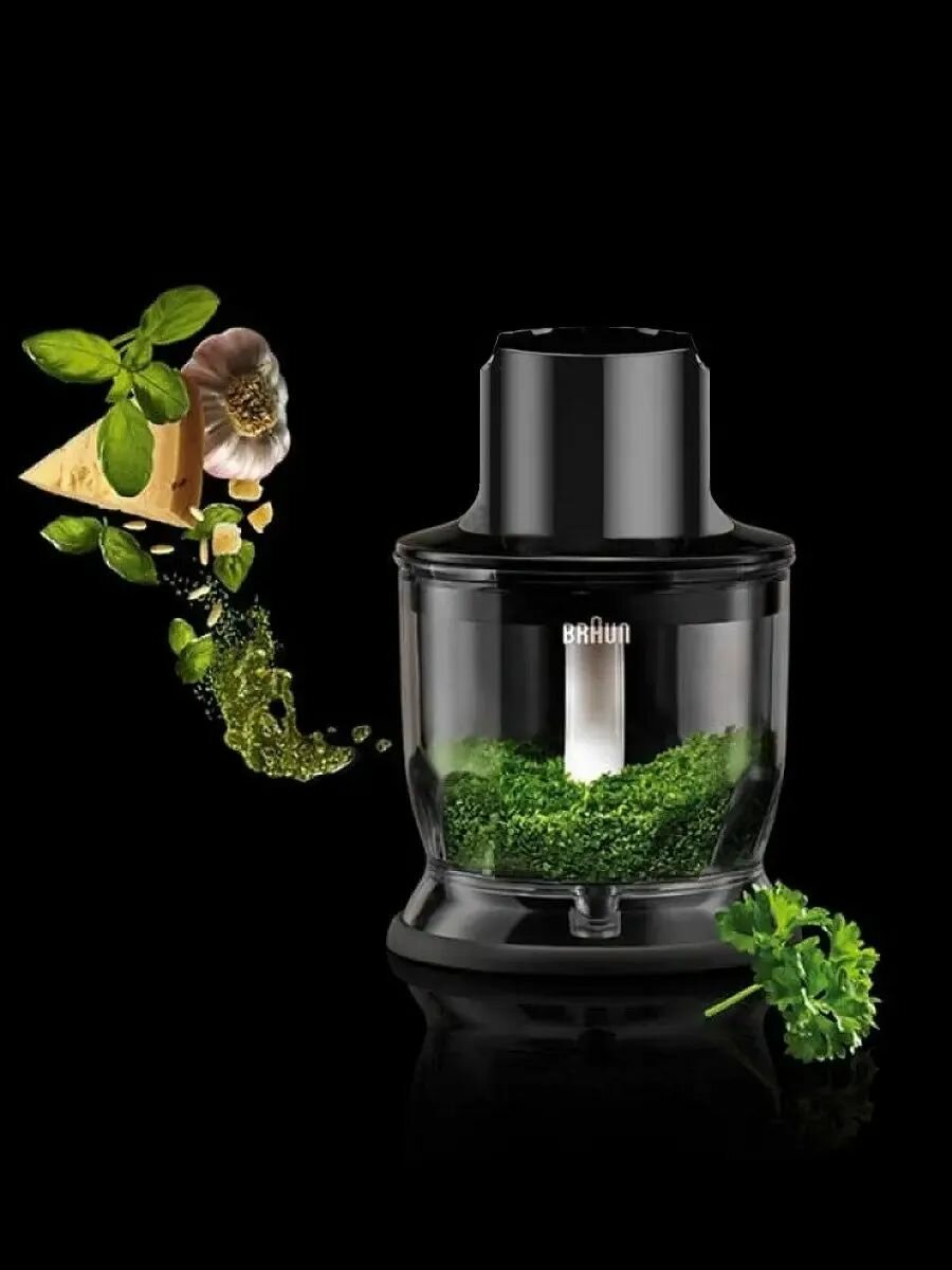 Насадка кувшин-измельчитель для блендера Braun MQS200BK Черный