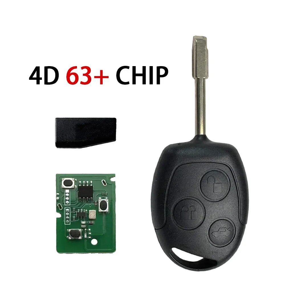 YOCASTY 4D60 4D63 433 МГц дистанционный ключ от машины для Ford Focus Mondeo Transit подключение курьерской Fiesta C-Max S-Max Fusion Galaxy Mondeo F021 Blade 4D63
