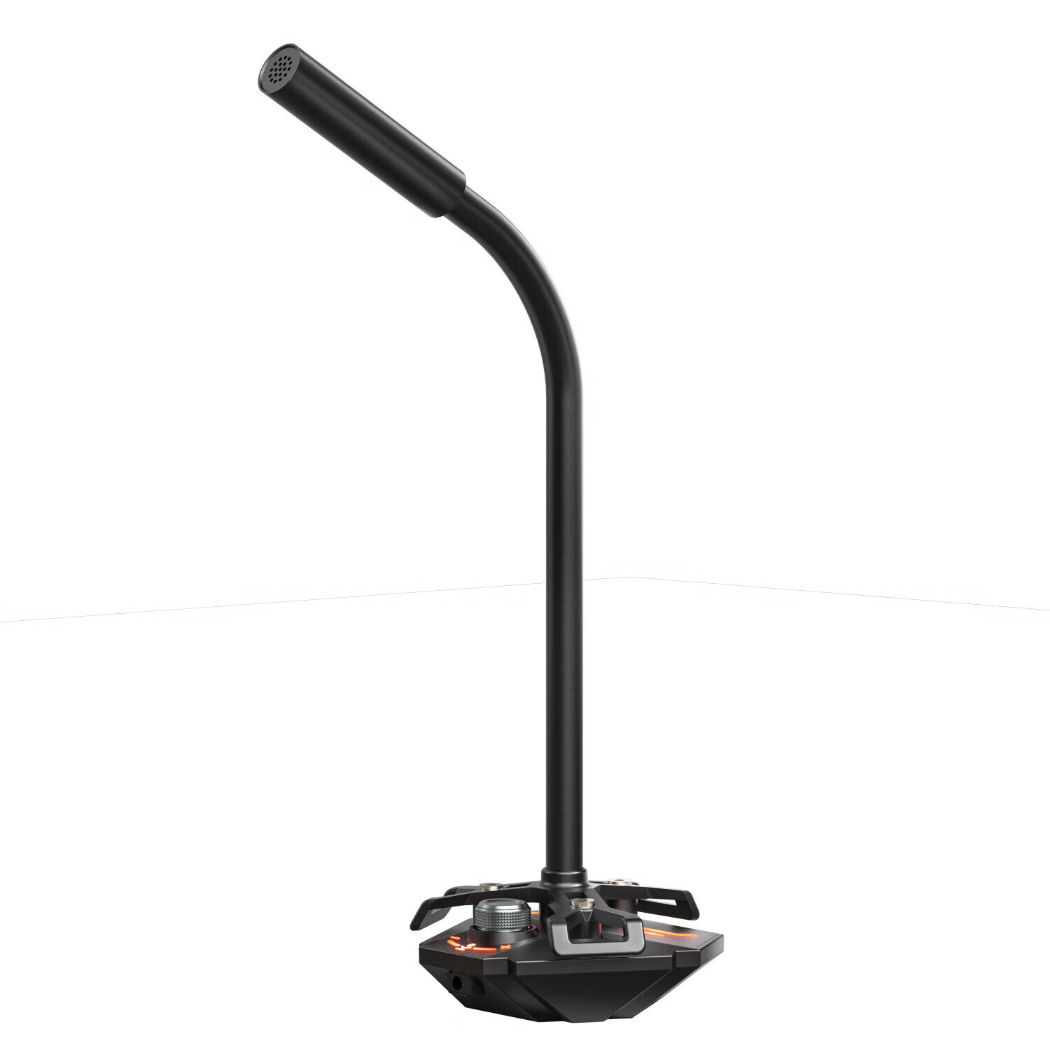 Микрофон проводной aigo K12 для компьютера, для конференций, black