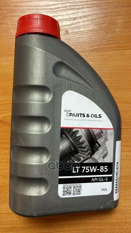 Масло для дифф. LT 75W-85 GL-5 1Л T-PARTS & OILS тойота мотор TPARTS & OILS арт. 0888581060TM