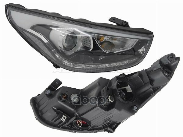 Фара Hyundai ix35 13-15 (Справа/ Галоген/ ДХО/ С электрокорректором) Sat арт. ST-221-1178R-LEMN2