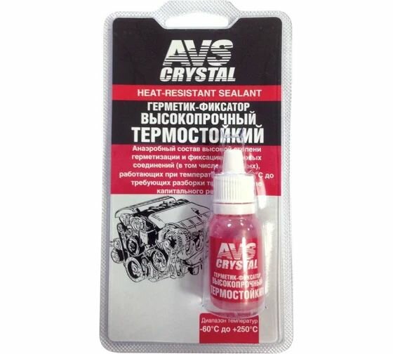 Анаэробный высокотемпературный герметик-фиксатор Прохим 6 мл