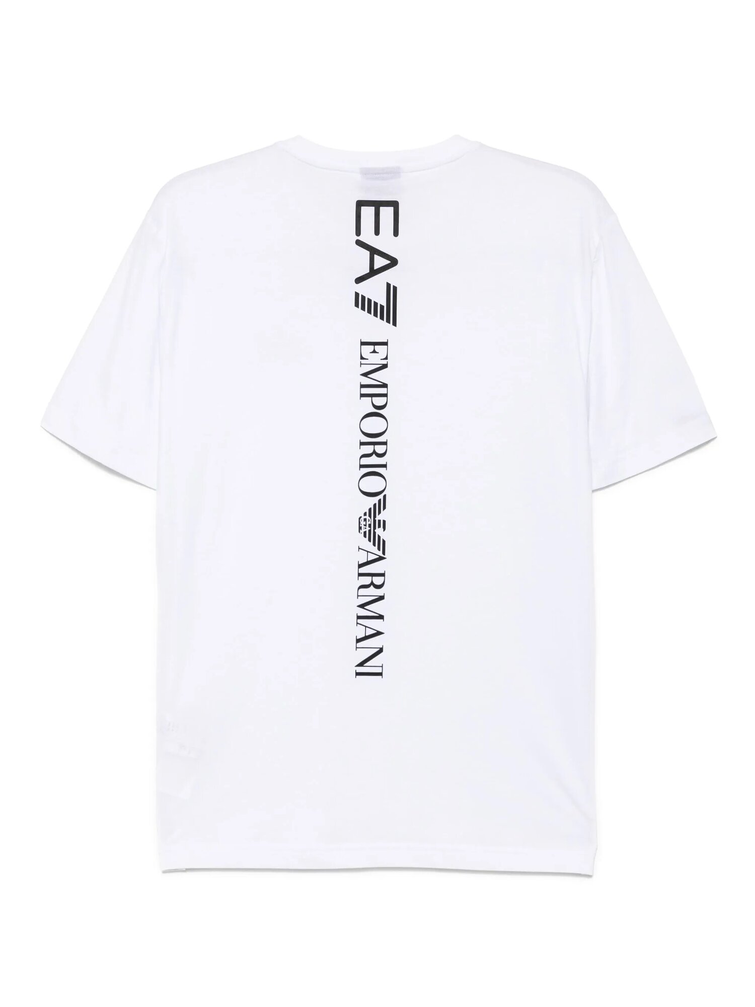 Футболка EA7 EMPORIO ARMANI, размер 52, бежевый/белый — фото 1