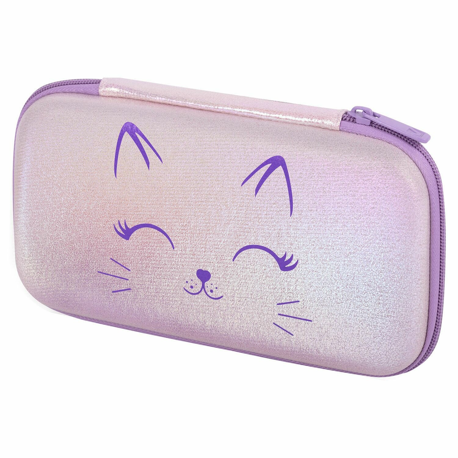 Пенал Brauberg Shiny, 1 отделение, 1 откидная планка, Eva, 22х13х4 см, "Cheerful"