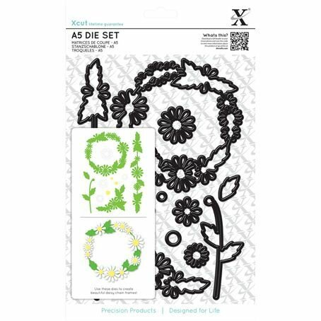 Набор ножей docrafts "Xcut", Рамка из маргариток, для вырубки, 12 шт