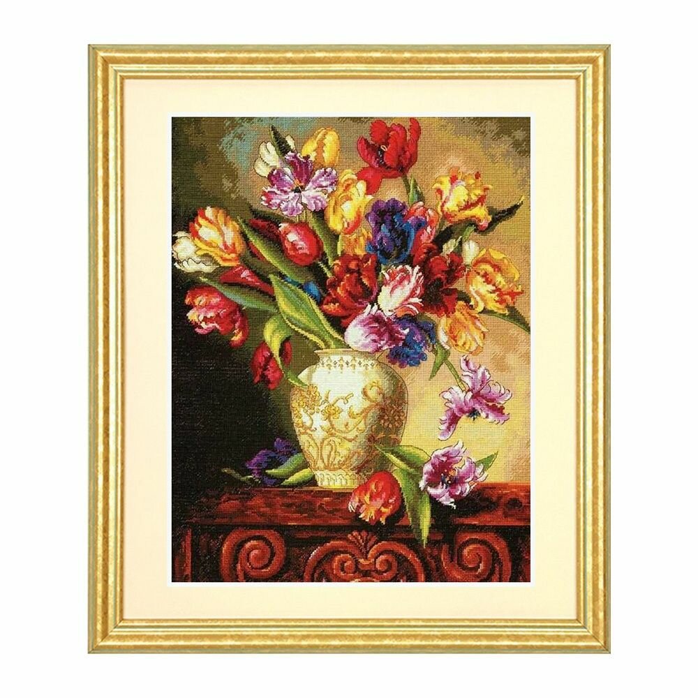 Набор для вышивания DIMENSIONS "Пестрые тюльпаны", мулине, канва (70-35305)