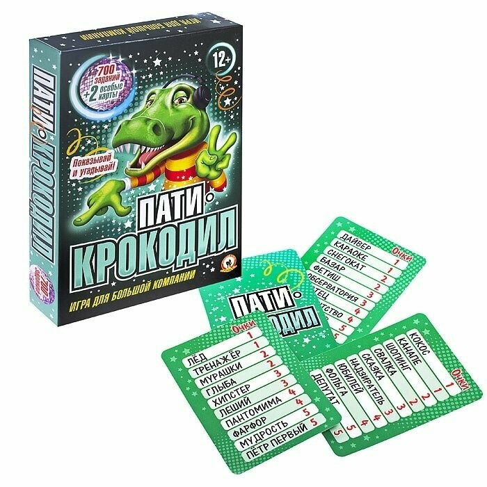 Настольная игра Русский стиль Пати-Крокодил 12 (03722)