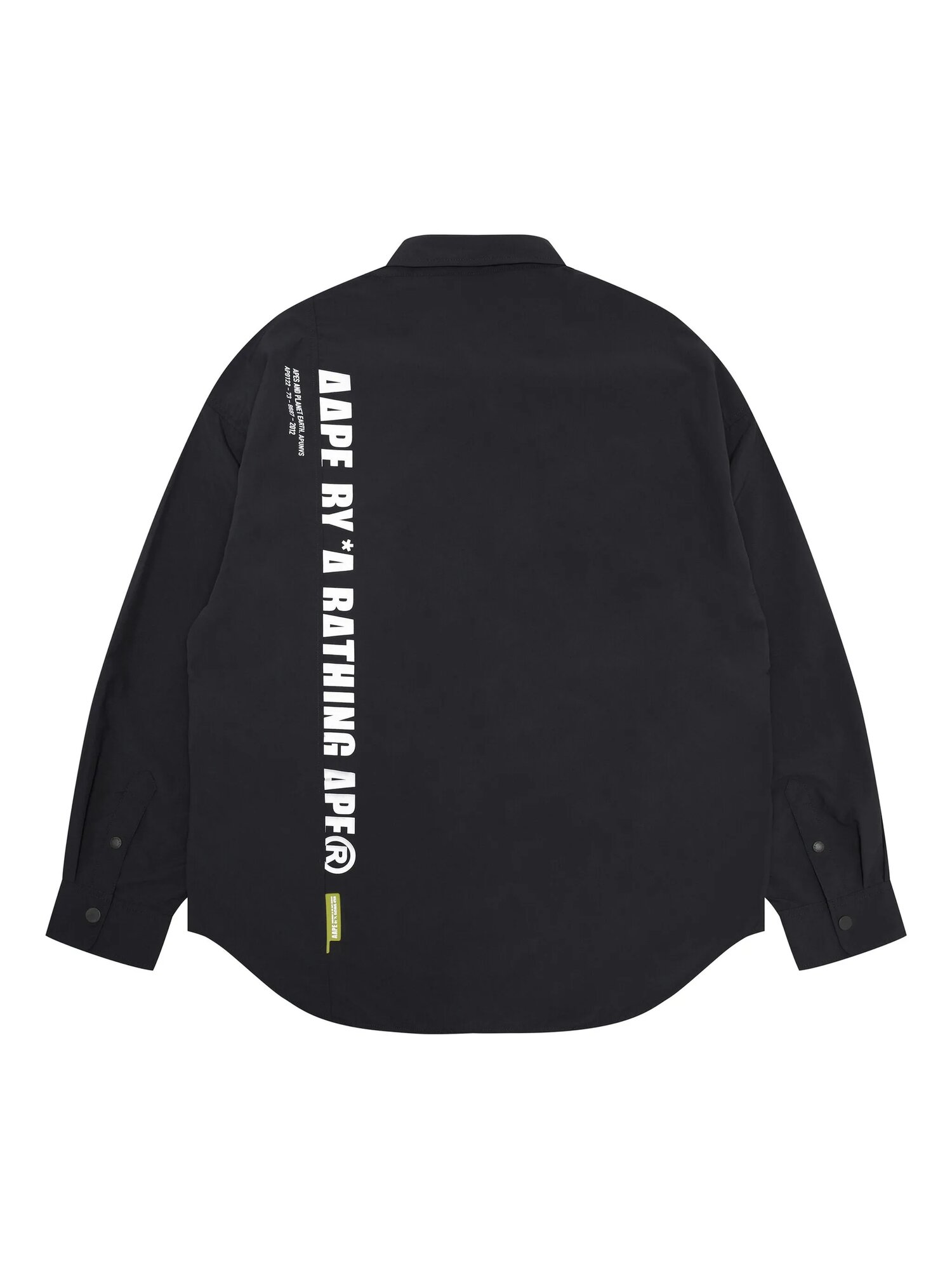 Рубашка AAPE BY A BATHING APE, размер S, черный — фото 1