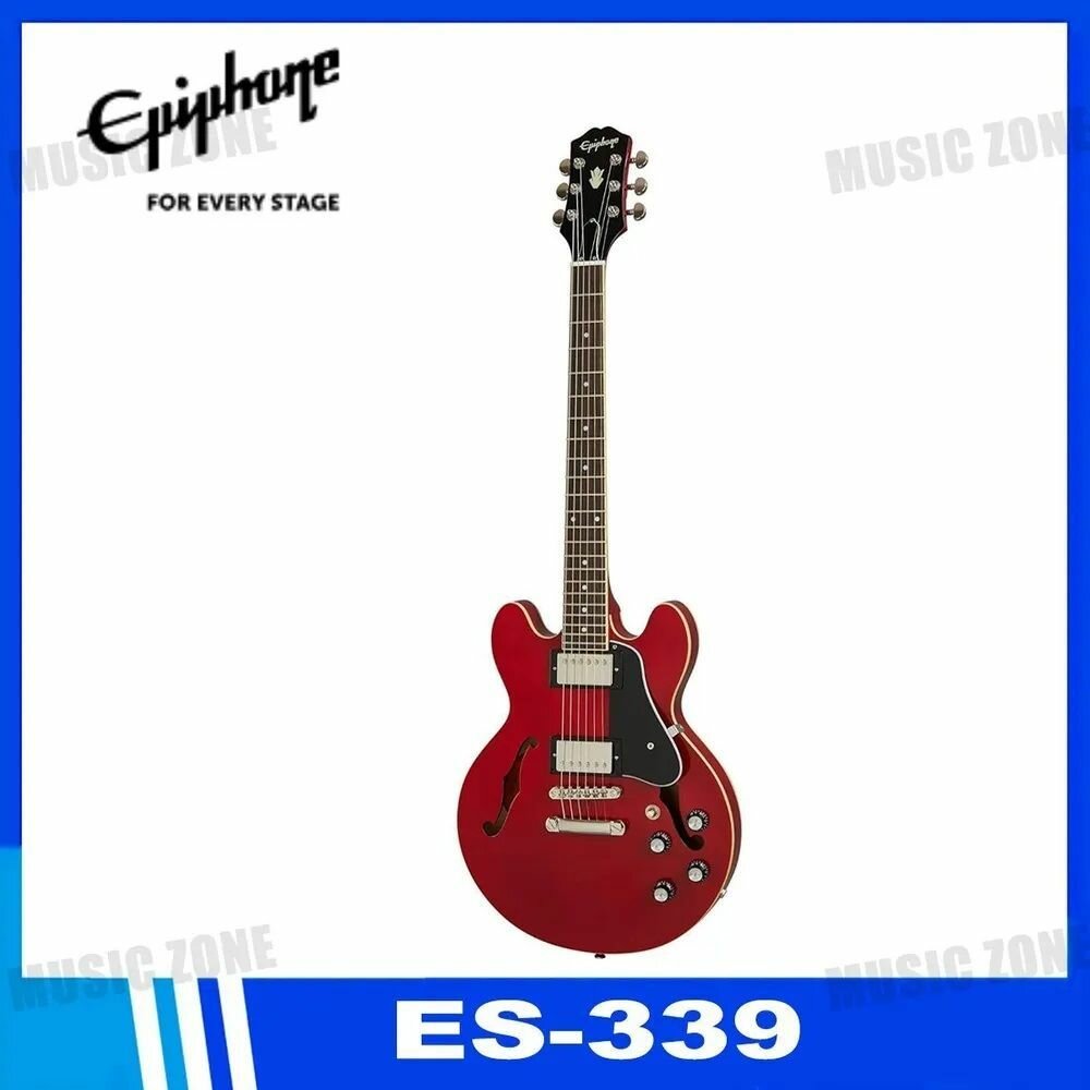 Epiphone ES-339 Cherry / полуакустическая электрогитара, цвет натуральный