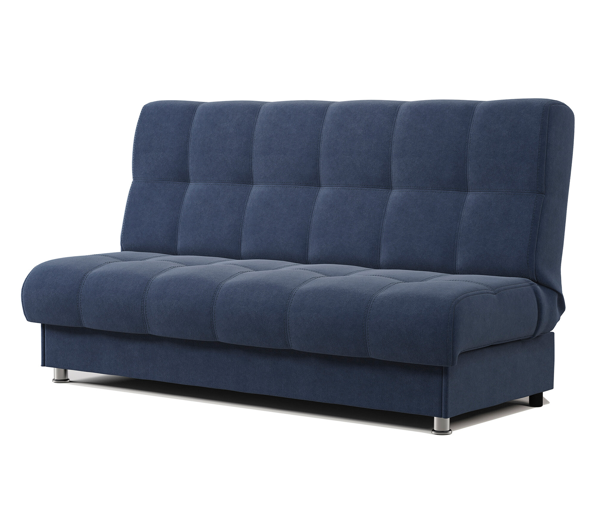 Диван-кровать Шарм-Дизайн Гамма БП, диван раскладной, книжка, без подлокотников, велюр Ультра миднайт