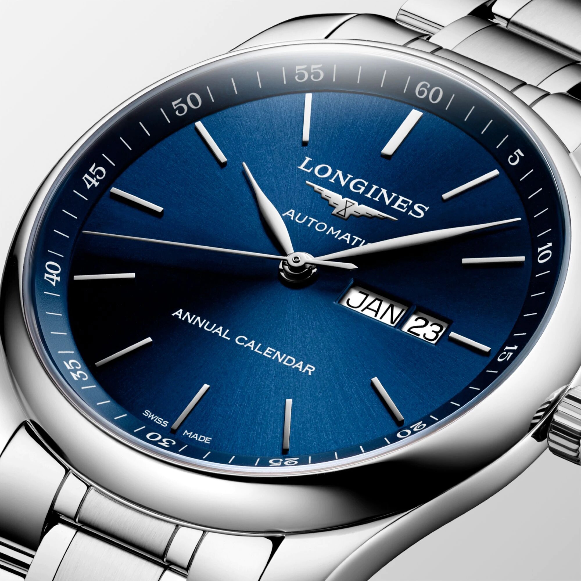 Наручные часы LONGINES The Longines Master Collection, серебряный — фото 1
