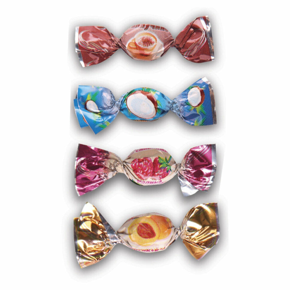 Карамель леденцовая мини-м Сливочное ассорти, 1 кг, 622303