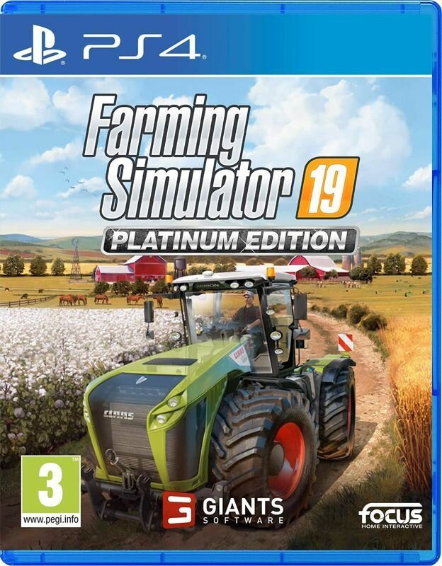 Игра Farming Simulator 19. Platinum Edition (русские субтитры) для PS4