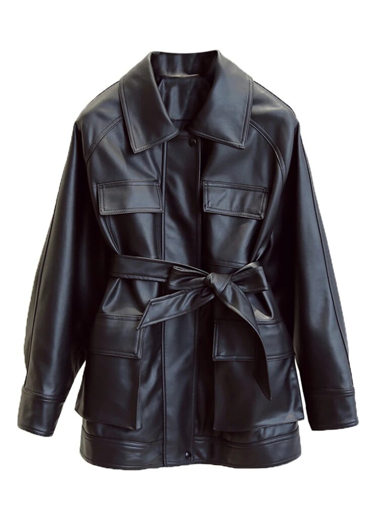 Куртка кожаная