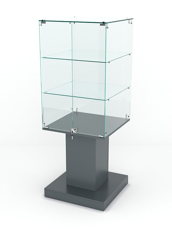 Витрина для музеев №9, Темно-Серый. Производитель товара - компания Westcom.