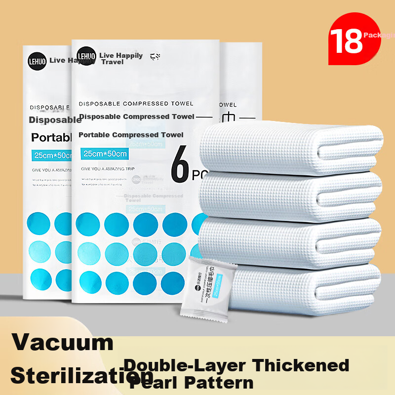 Lehuo Travel Disposable Towel Extra Large Thickened Compressed Washcloth Large Towel Clean Travel Kit Essential Artifact for Business Trip