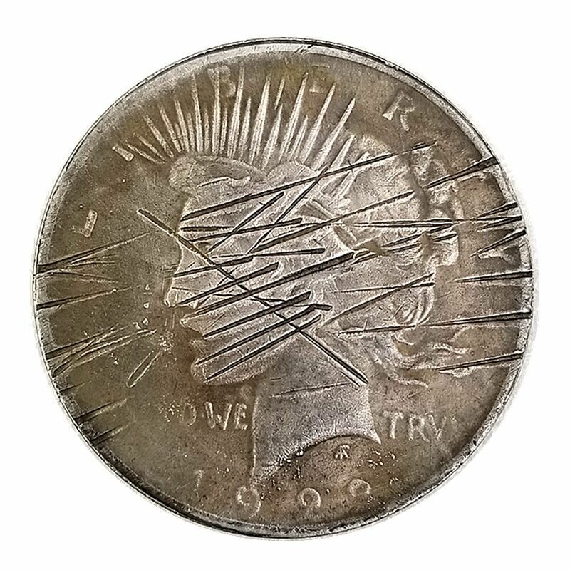 Коллекционная монета Харви Дента из вселенной Бэтмена уникальный сувенир для фанатов и ценителей символики