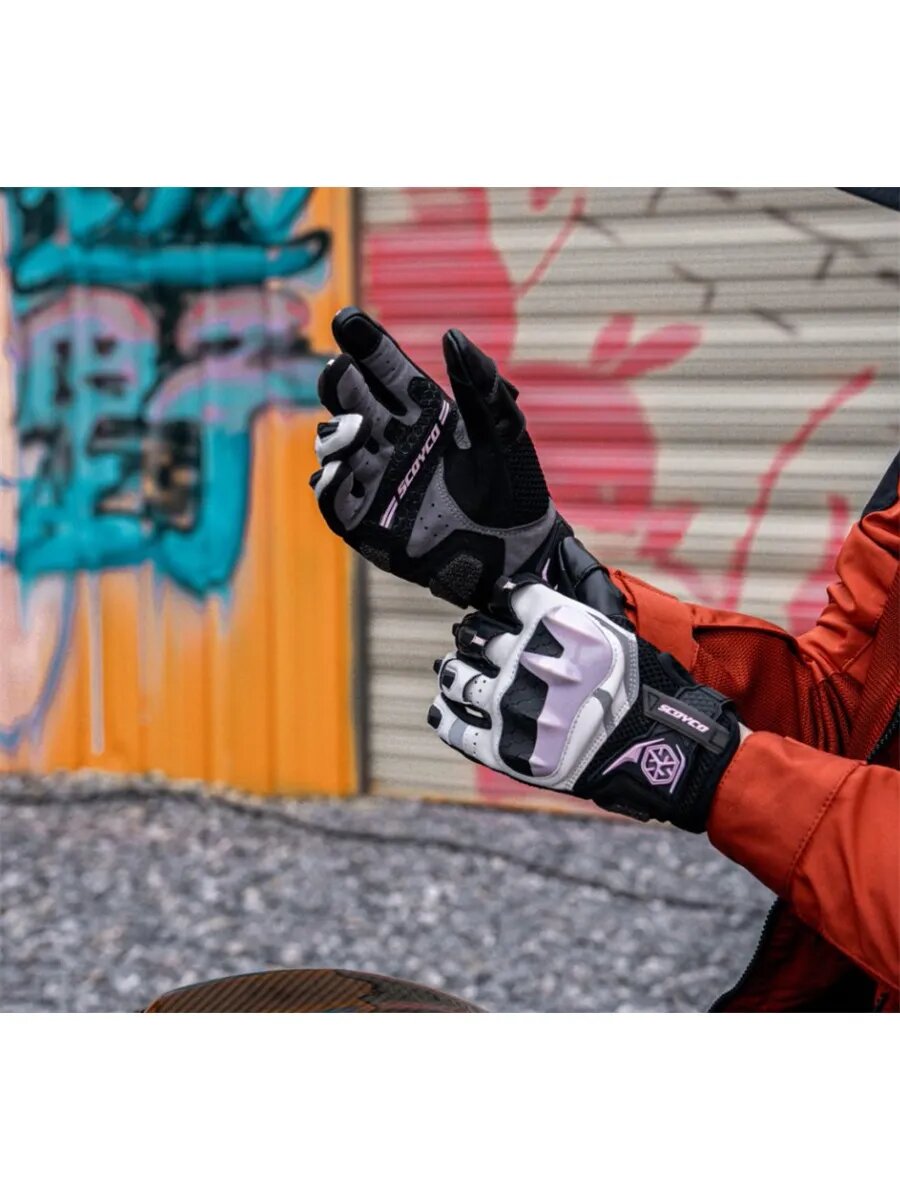 SCOYCO MC117W-WP Мотоциклетные перчатки женские теплые